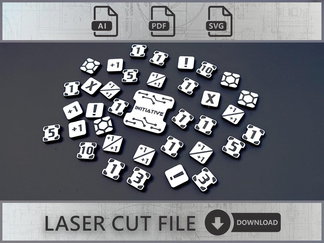 SW Unlimited TCG Stormtrooper Token Set - Laser Cut Files 3mm - Digital ...