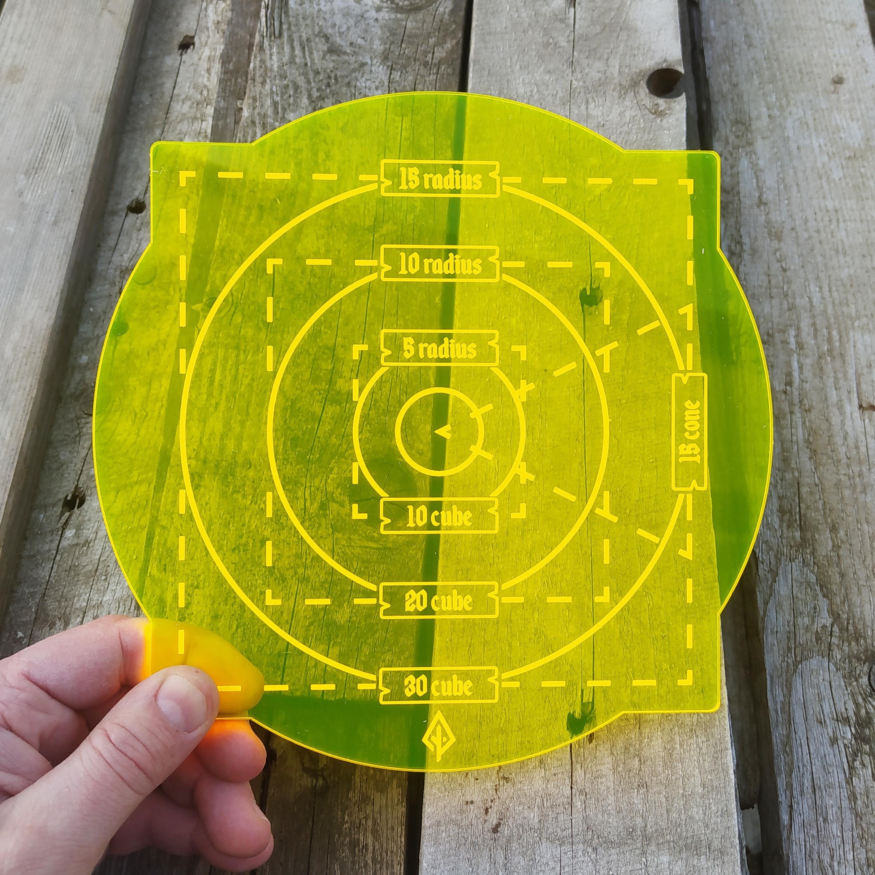 Dungeons and Dragons Laser Cut SVG File – Dnd Area of Effect Spell ...