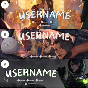 Custom Twitch Banner | VALORANT Banner | Customize Banner | Youtube ...