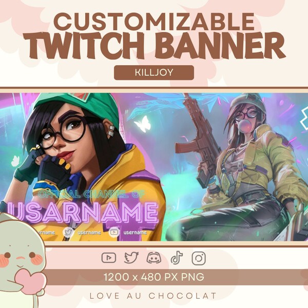 Valorant Twitch Banner - Etsy