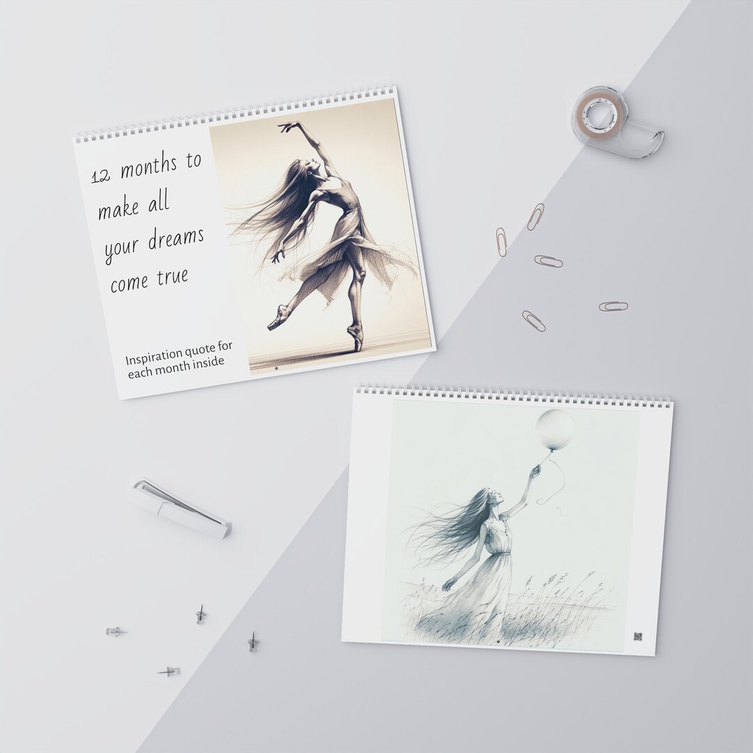 Pretty Woman Inspirational Calendars 2024 Wall Planner Art - Etsy