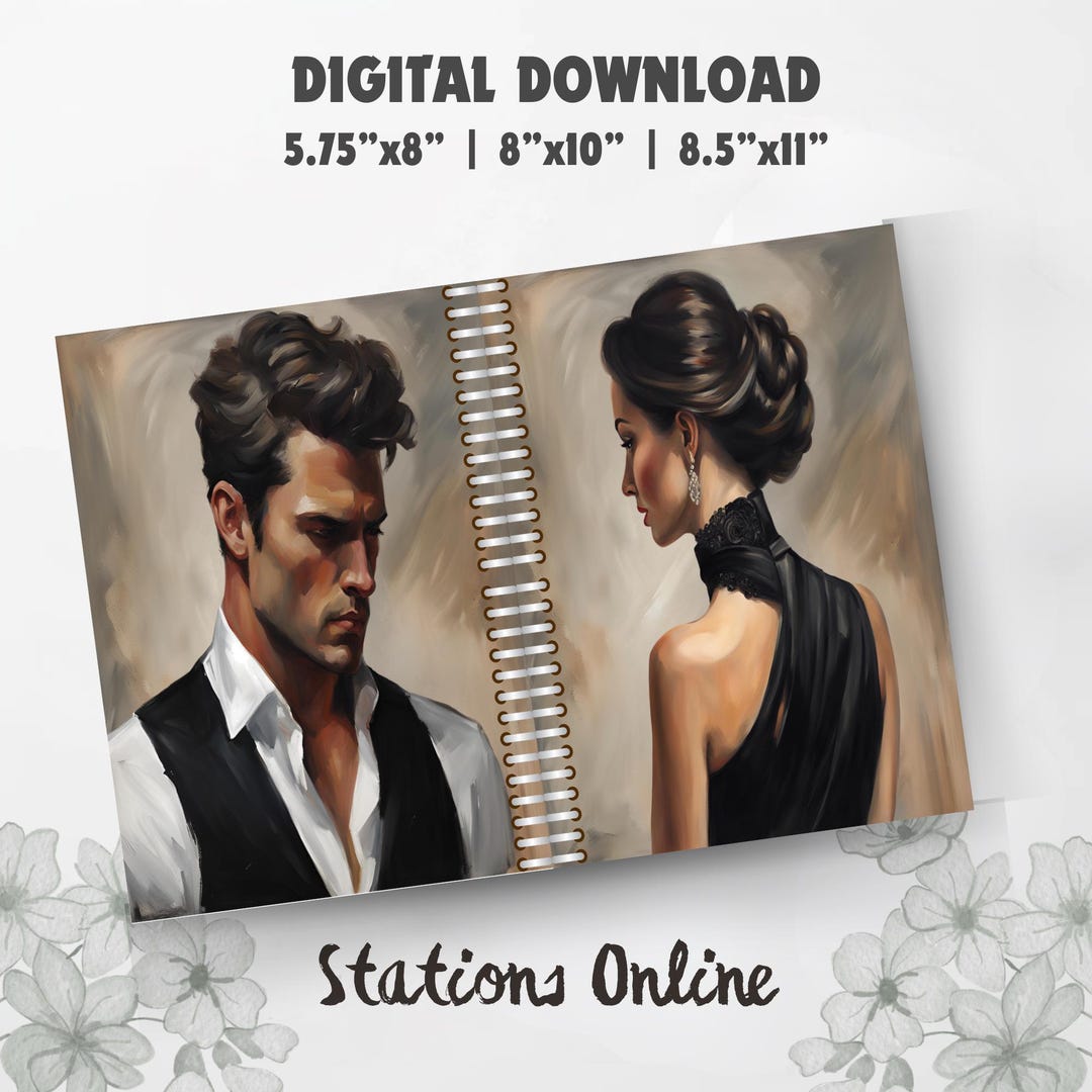 Printable Journal Cover, Printable Notebook Cover, Printable Planner ...