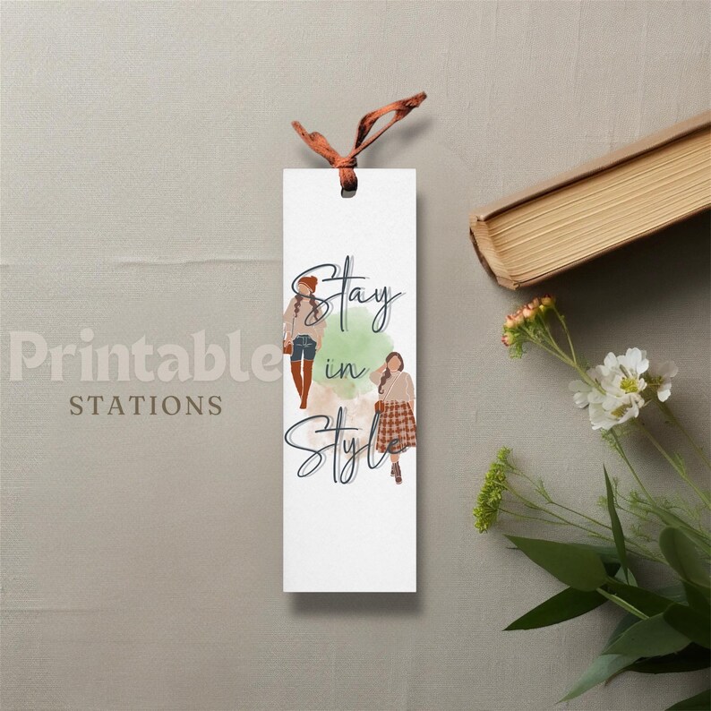 DIY Printable Bookmarks, Autumn Printable Bookmarks, Set of 3 Printable ...