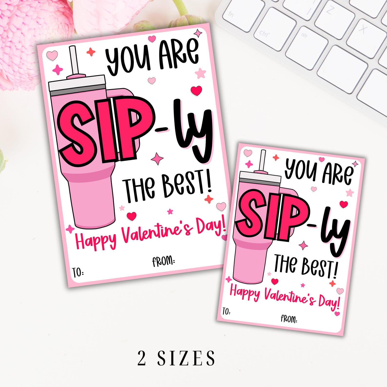 Stanley Valentine's Gift Card & Tag: Teacher Appreciation (PDF) - Etsy