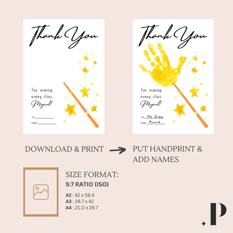 Teacher Appreciation Handprint Art, Bundle of 6, Handprint Teacher ...