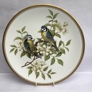 Spode Garden Birds Collectors Plate , No 1 of 6, Blue Titmouse, C1980s ...
