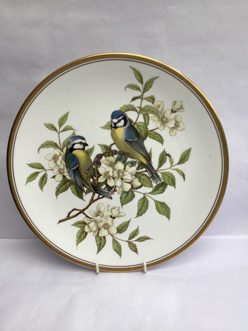 Spode Garden Birds Collectors Plate , No 1 of 6, Blue Titmouse, C1980s ...