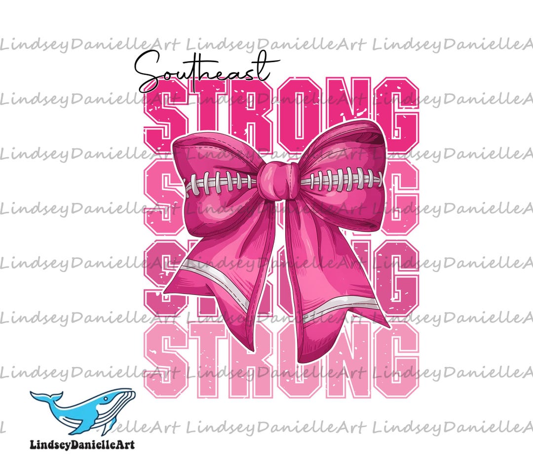 Southeast Strong Bow Png, Pink Bow Png, Hurricane Milton Png - Etsy