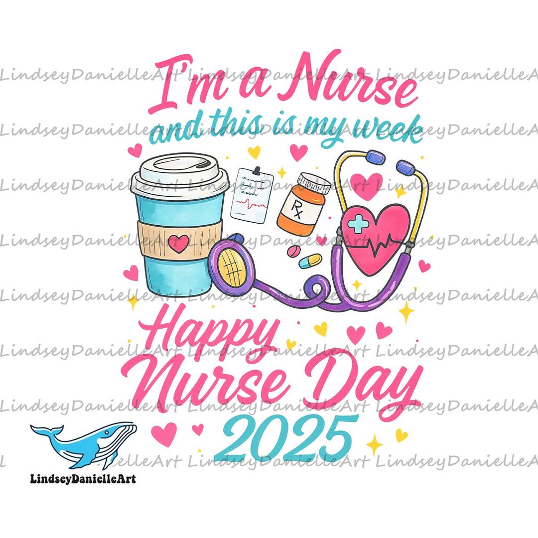 Happy Nurse Week 2025 Png, Registered Nurse Png, Nurse Png, RN Pocket ...