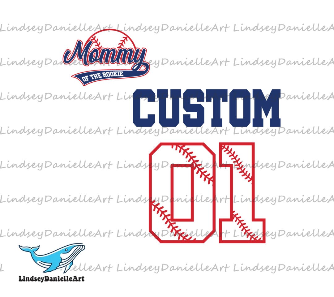 Custom Rookie of the Year 1st Birthday Svg Png- Custom Name Number Svg ...