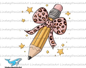 Pencil Bow Clipart, Pencil With Bow Png, Coquette Pencil Png, Pencil ...