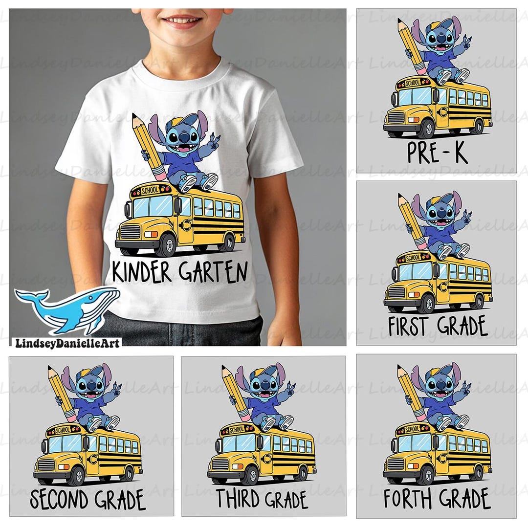 Blue Monster Back to School PNG Bundle, Teacher Coquette First Day of ...