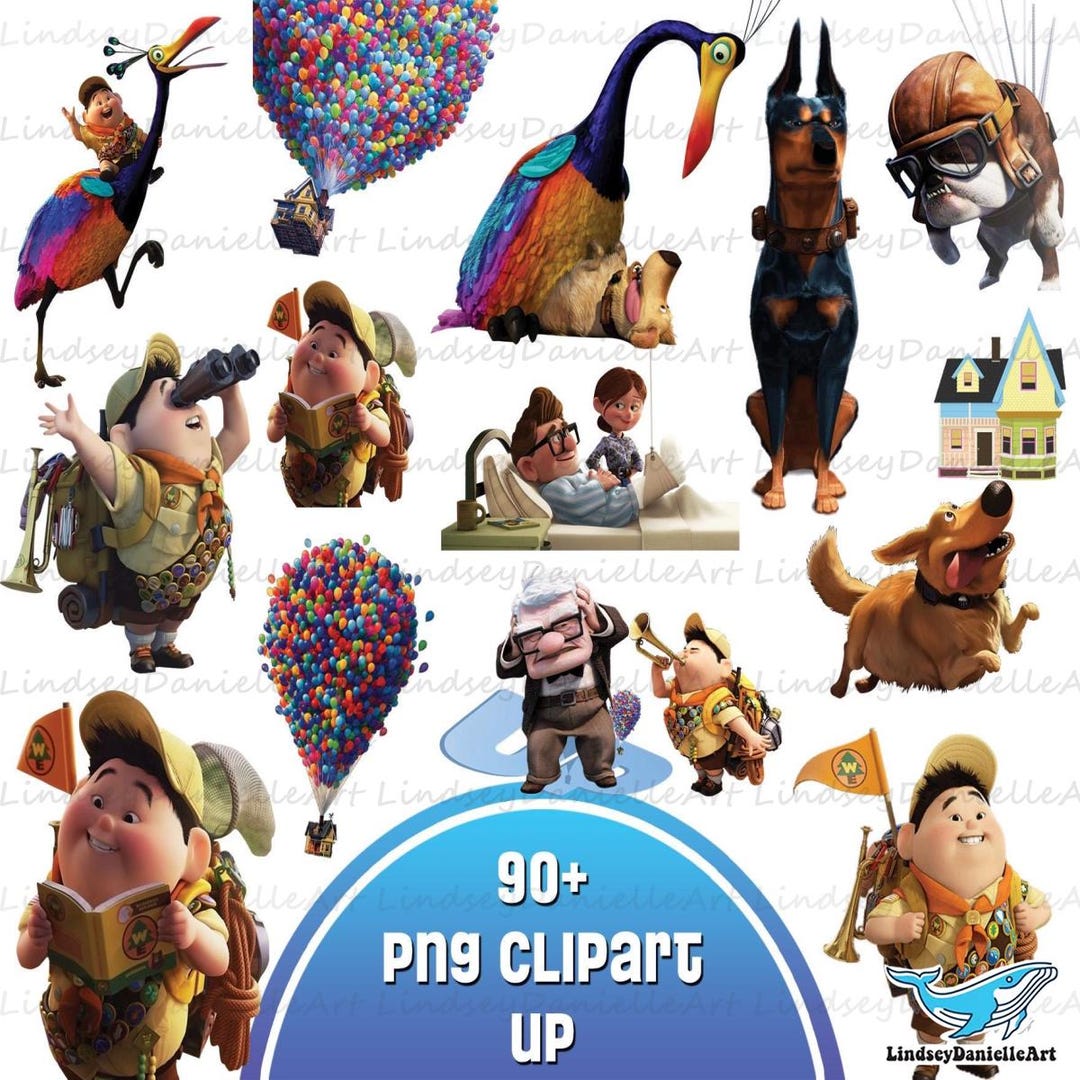 Up Png, up Cliparts PNG Bundle, up PNG Cartoon Sublimation Cliparts ...