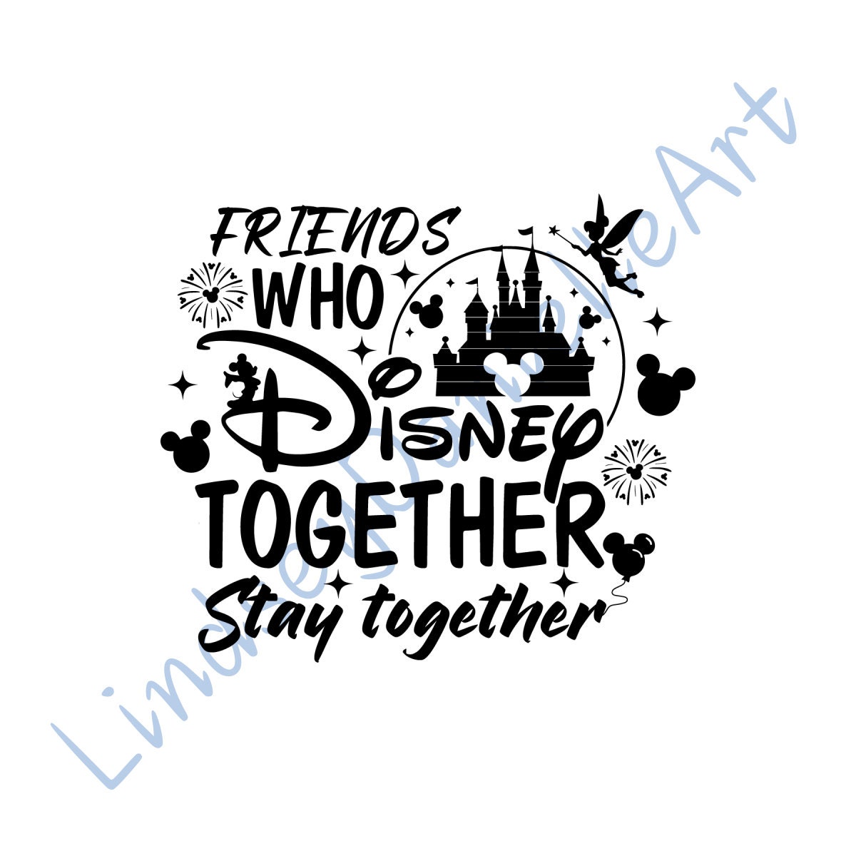 Stay Together Svg, Friends Trip Svg, Family Trip Svg, Magical Castle ...