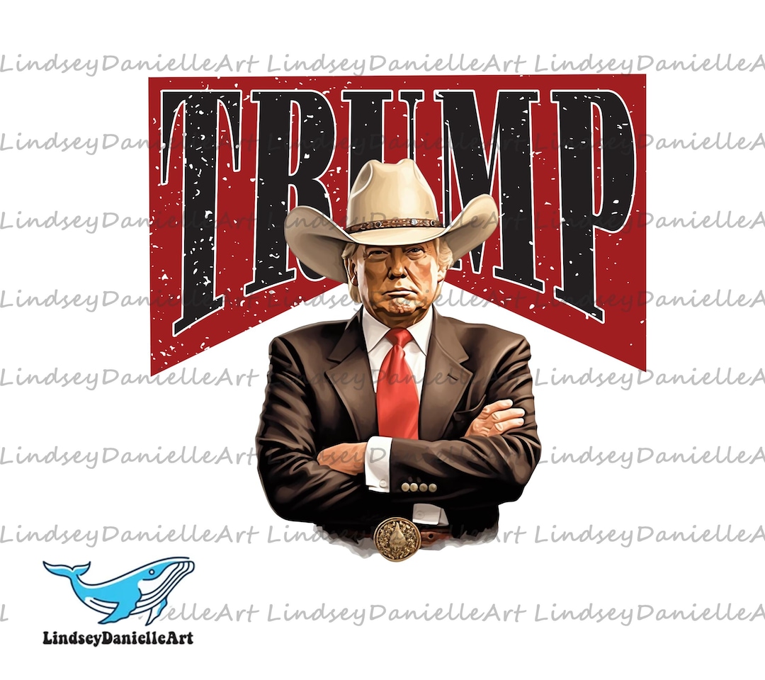 Cowboy Trump Svg Png, Western Trump Png,trump 2024 MAGA Png, Trump ...