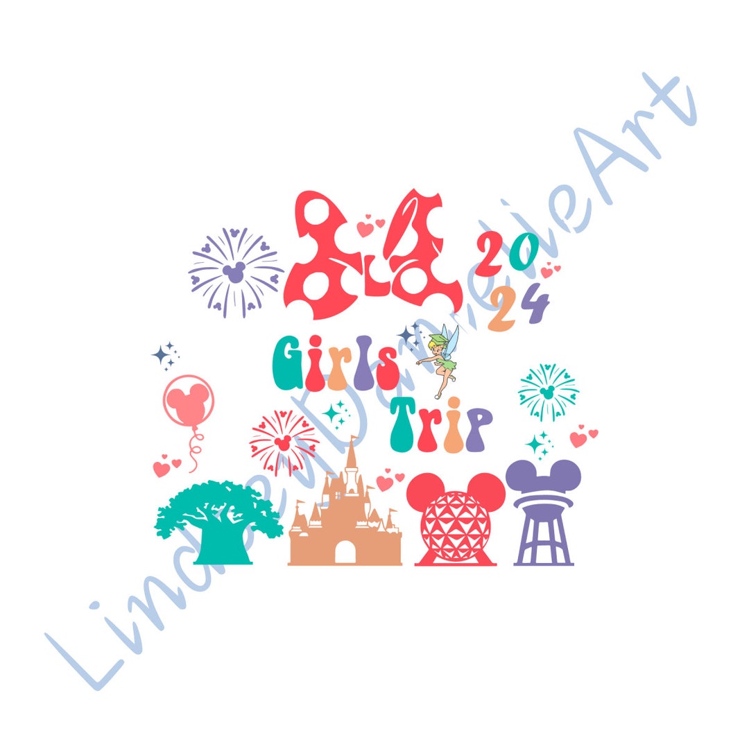 Girl Trip 2024 SVG, Princess Girls Trip 2024 Svg, Family Trip Svg ...