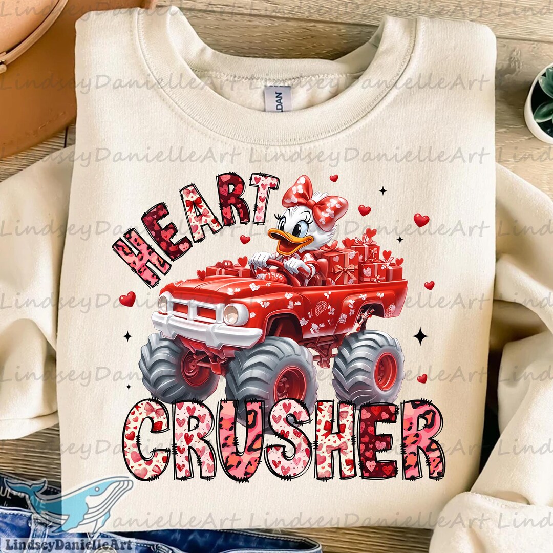 Heart Crusher Png, Happy Cartoon Valentine's Day Png, Valentine Monster ...