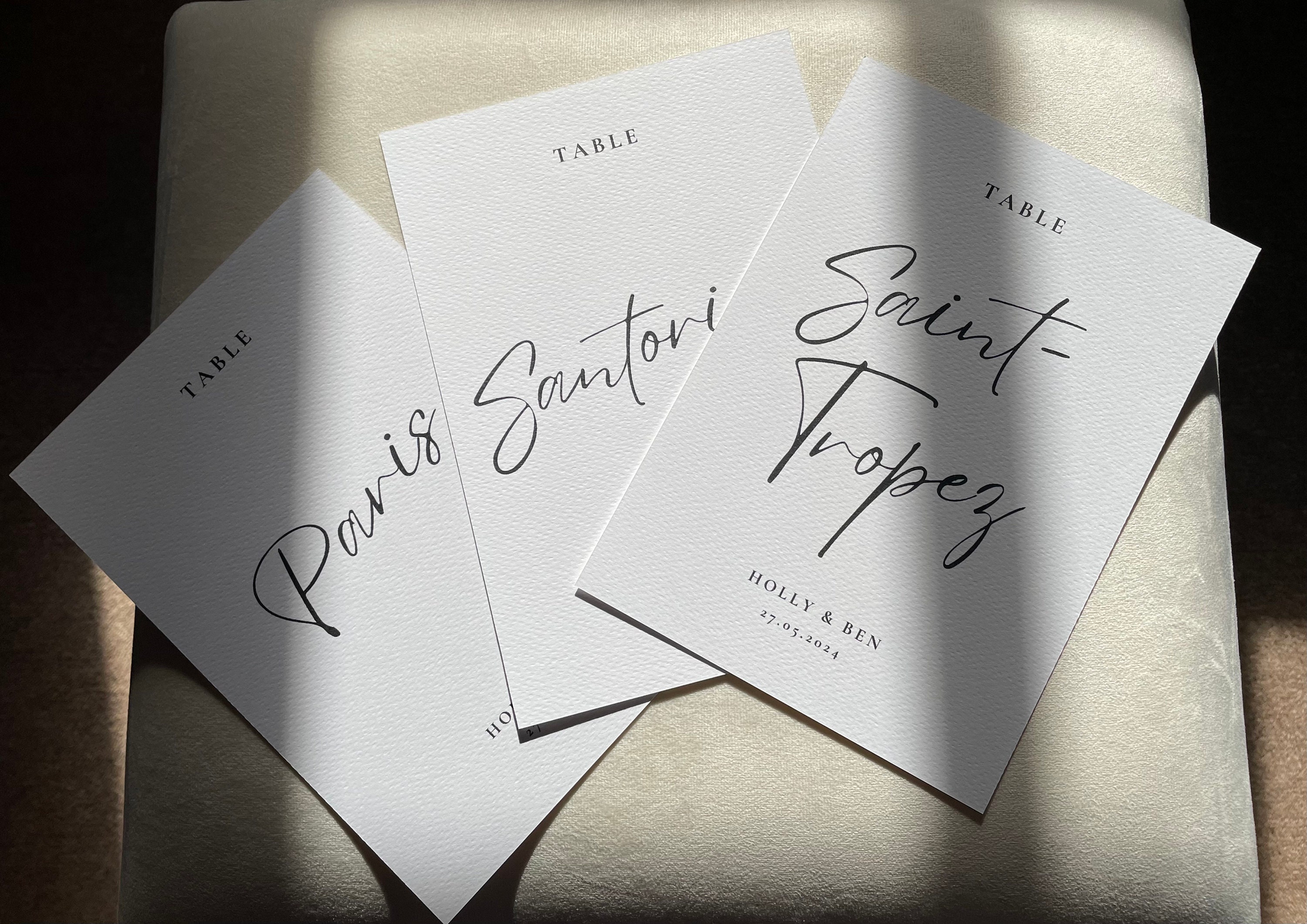 Table Names, Table Name Card, Table Numbers, Wedding Table Names, Table ...