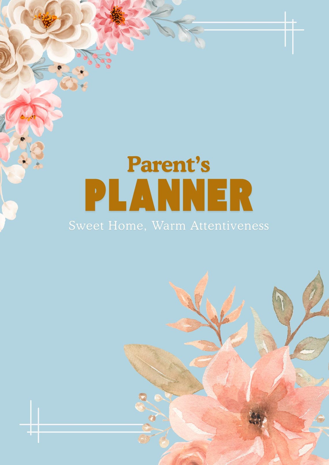 Parents Planner Printable V.1, Family Organizer PDF, Daily & Weekly ...