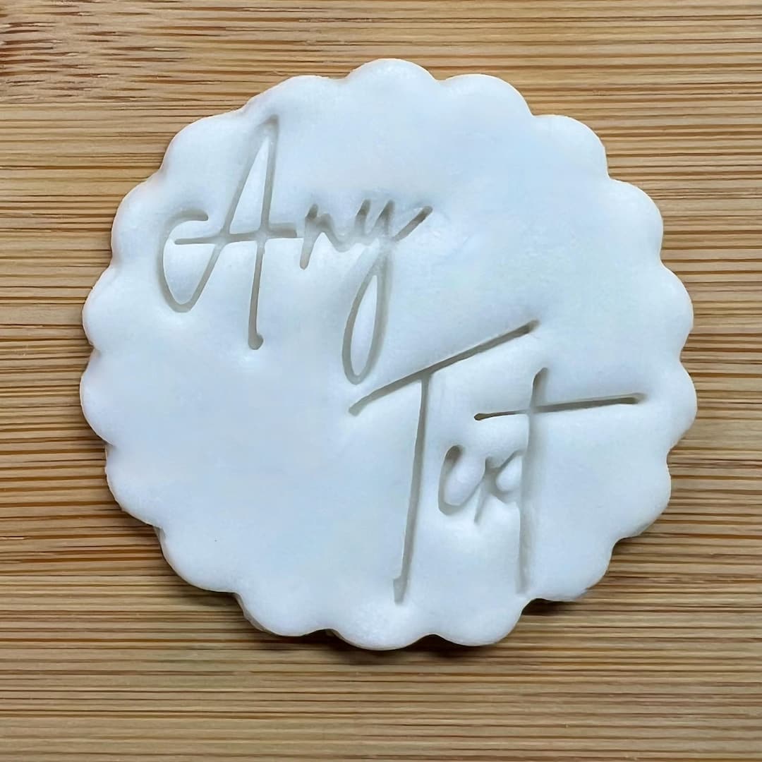 Custom M&S Cookie Stamp Happy Birthday Biscuit Cookie Stamp Icing ...