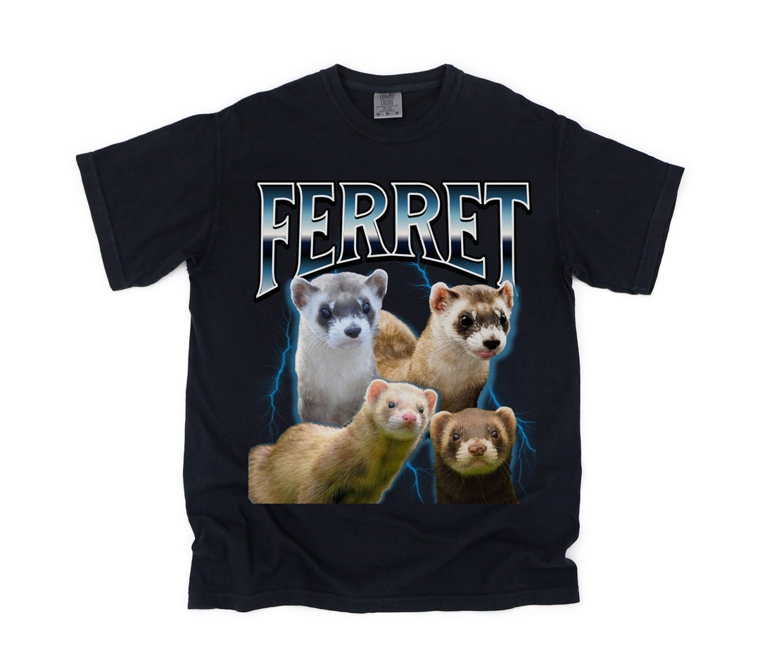 Vintage Ferret Shirt, Rap Bootleg Ferret T-shirt, Bootleg Rap Tee, 90s ...