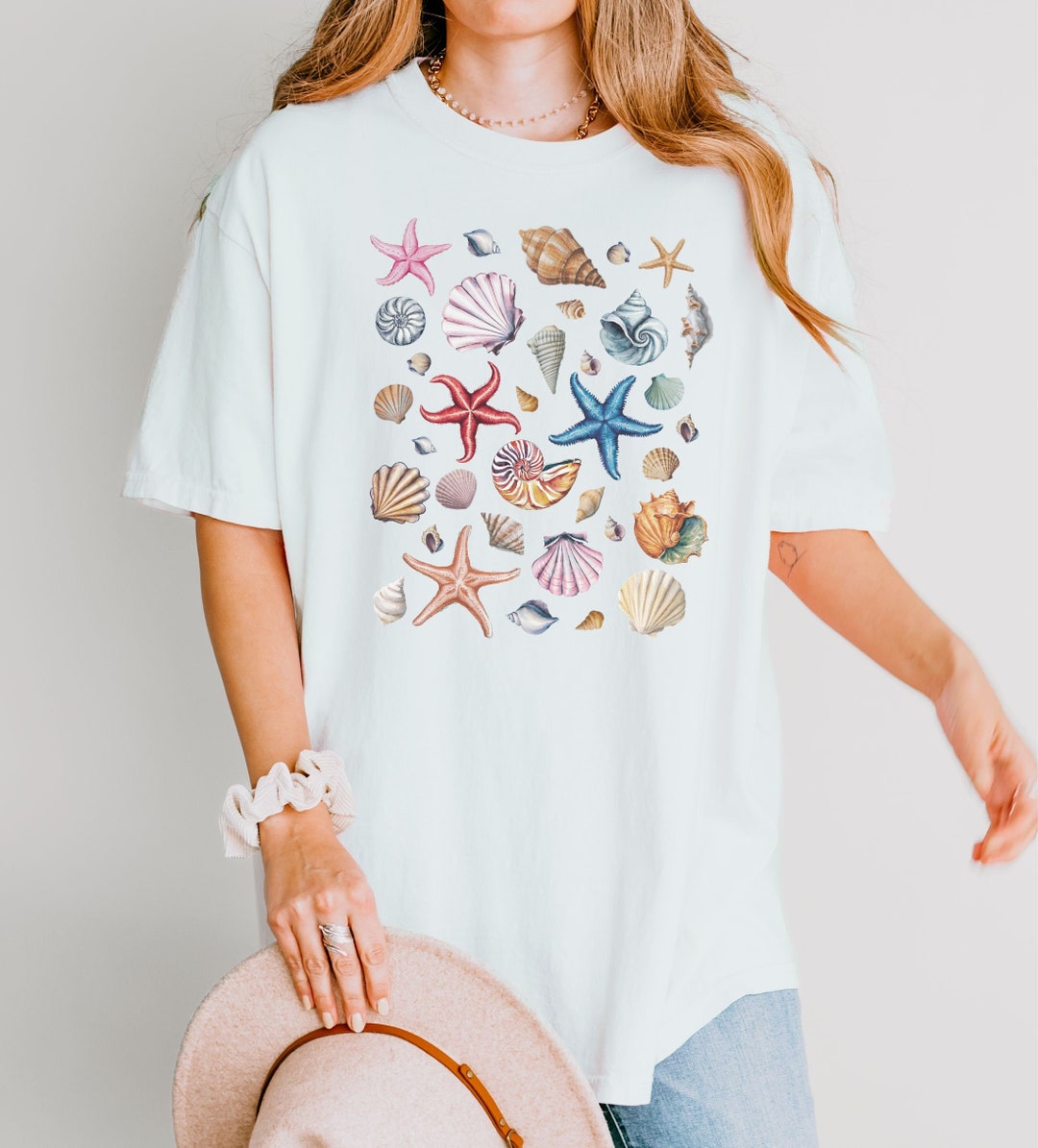 Seashell Shirt, Beachy, Marine Life Shirt, Summer Vibes Shirt, Respect ...