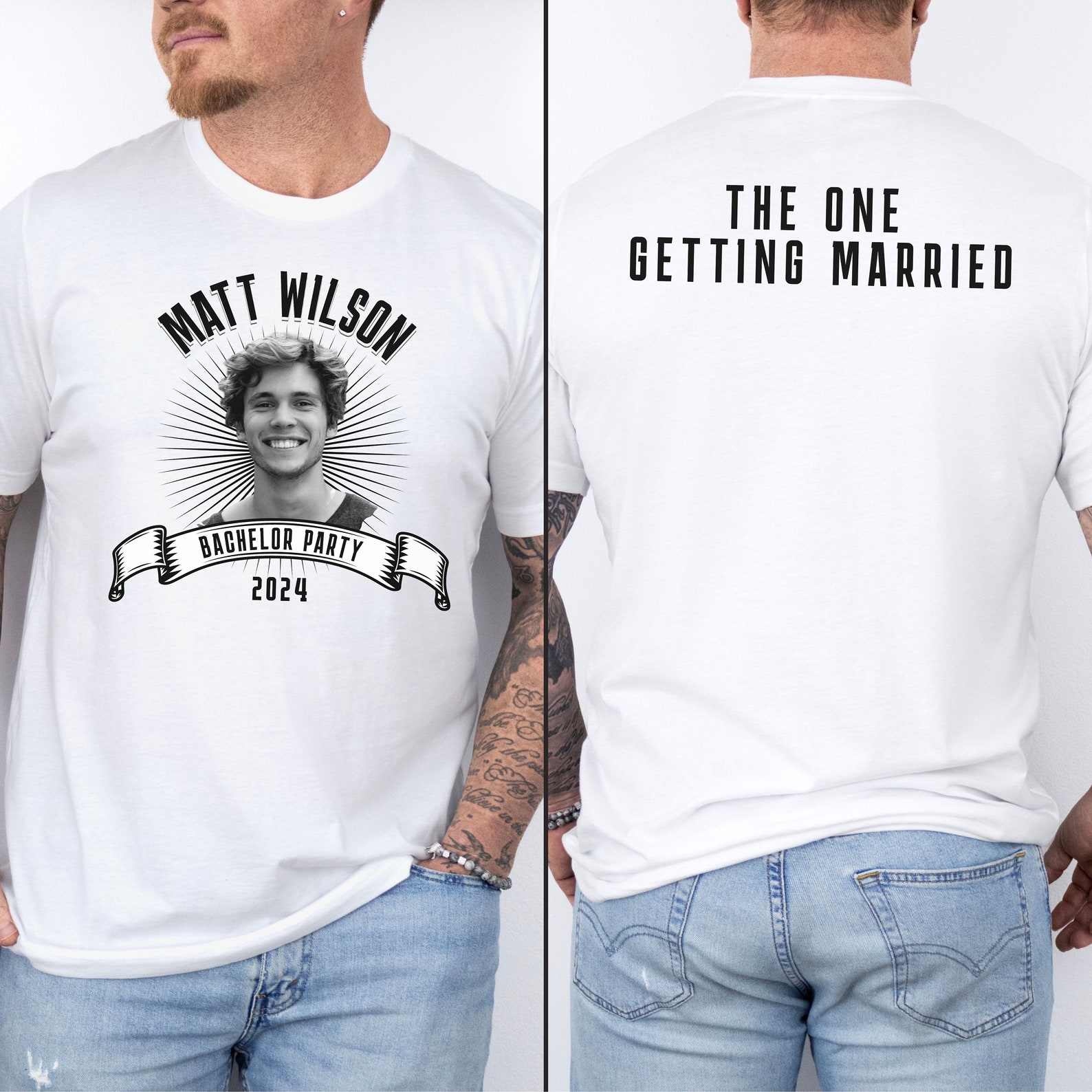 Personalized Groomsmen Bachelor Party Shirts, Custom Bachelor Party ...