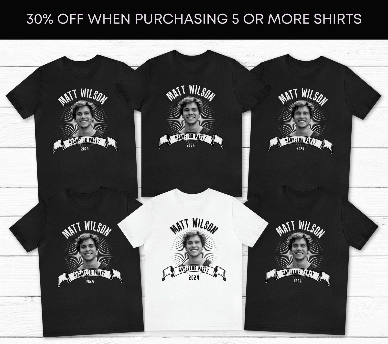 Personalized Groomsmen Bachelor Party Shirts, Custom Bachelor Party ...