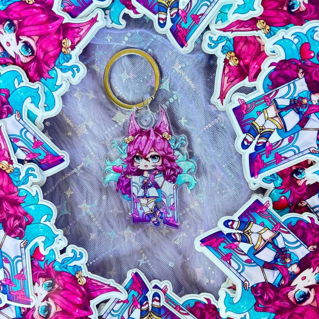 Spirit Blossom Ahri Acrylic Charms & Stickers - Etsy