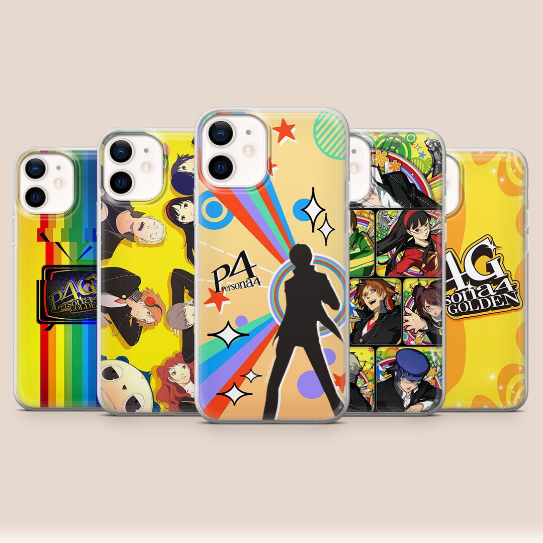 Persona 4 Phone Case P4G Video Game Cover for iPhone 16, 15, 14, 13, 12 ...