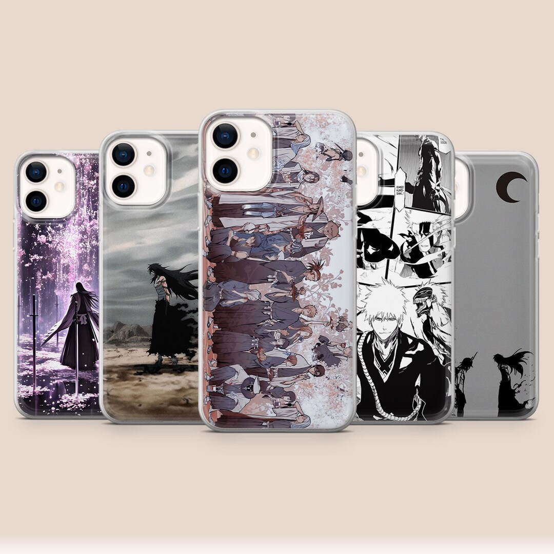 Bleach Anime Phone Case Japanese Manga Ichigo Cover for iPhone 16, 15 ...