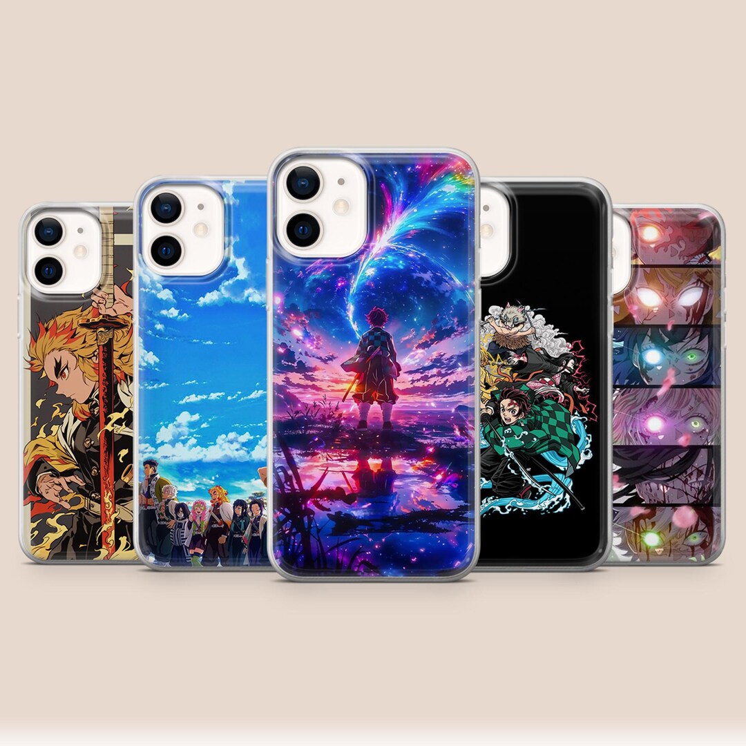 Demon Slayer Phone Case Hashira Anime Rengoku Cover for iPhone 16, 15 ...