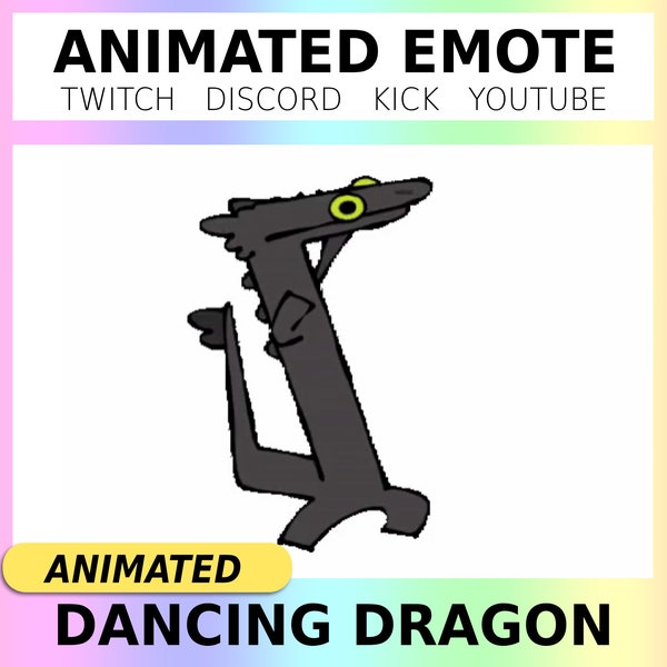 Twitch Dancing Dragon Emotes - Etsy