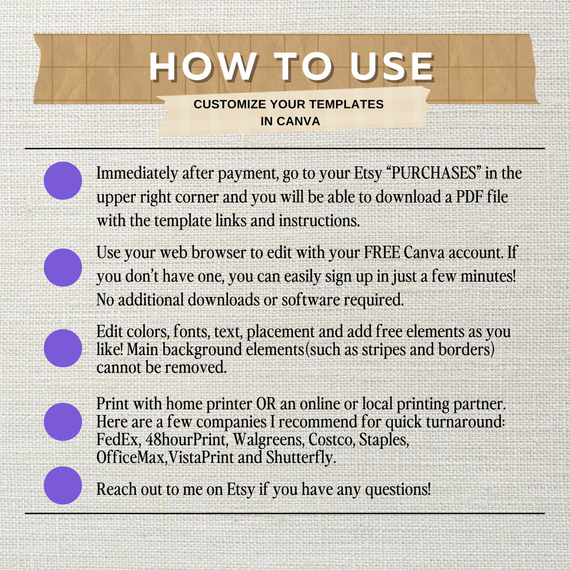 Editable Cottage Food Label, Printable Food Label, Bakery Ingredient ...