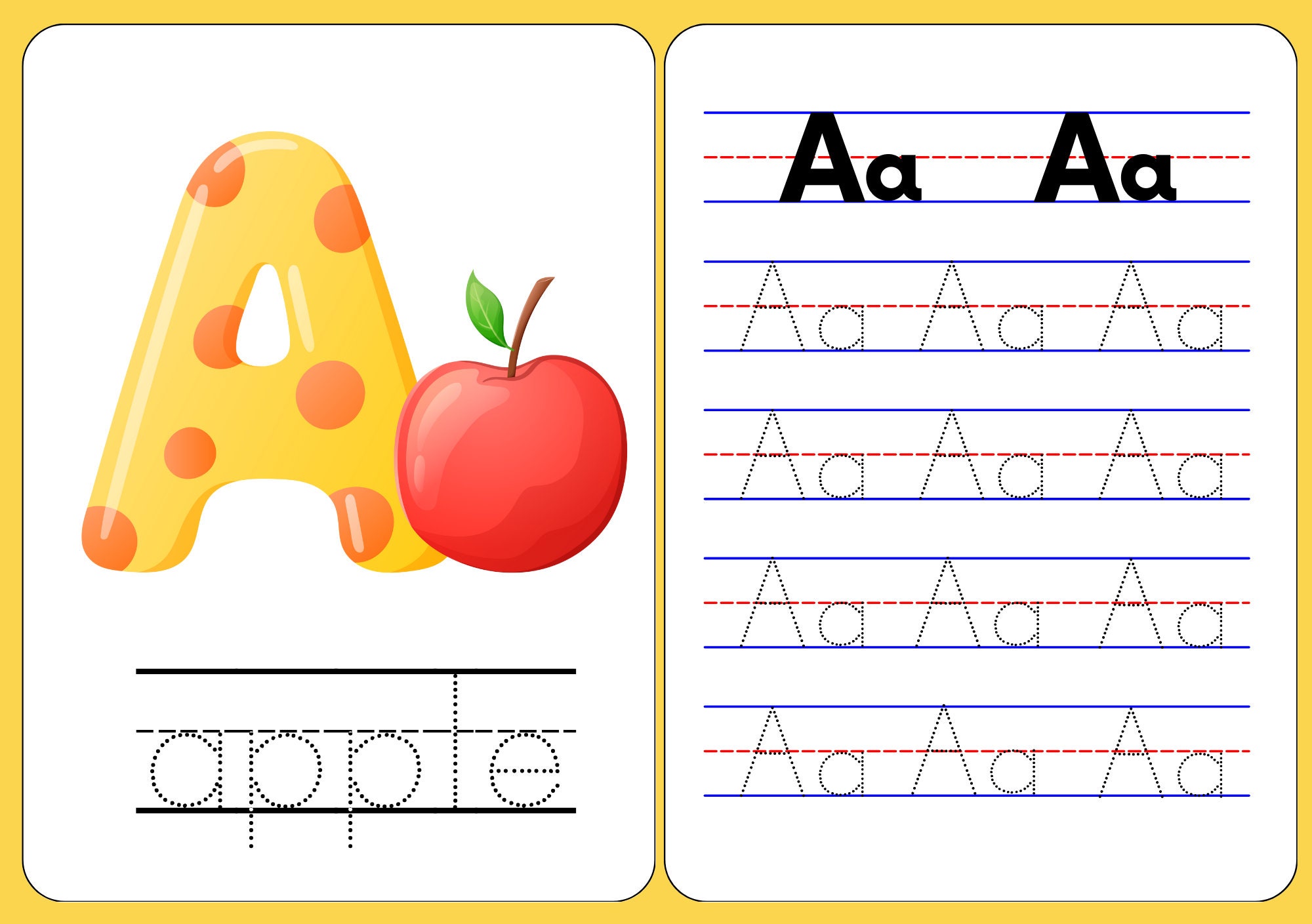 Alphabet and Numbers Tracing Worksheet Digital Worksheets for Learning ...
