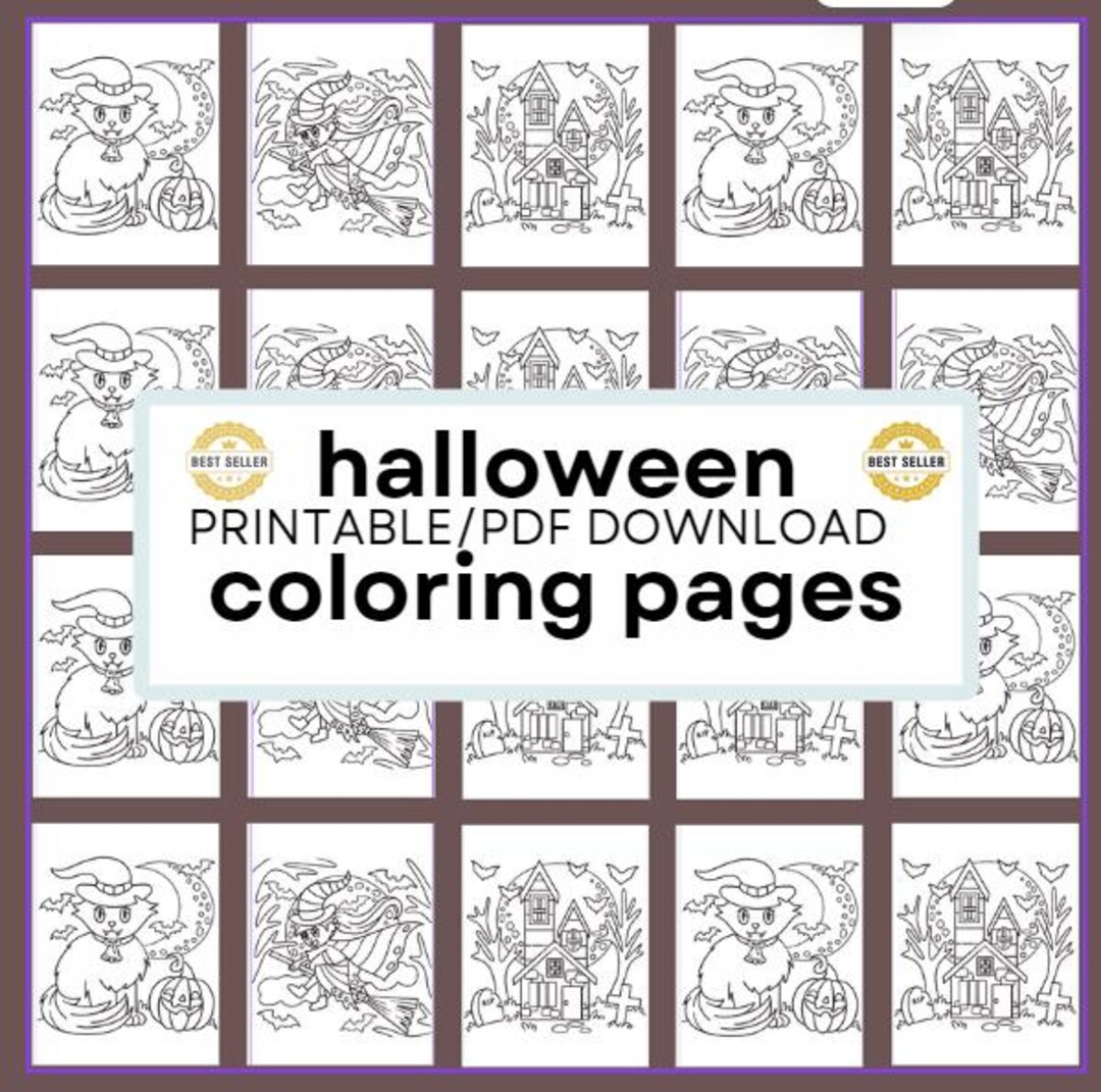 Halloween Coloring Pages, Printable Coloring Sheets, Coloring Sheets ...