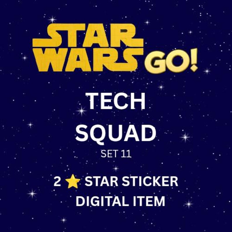 Tech Squad 2 Star Sticker - Etsy