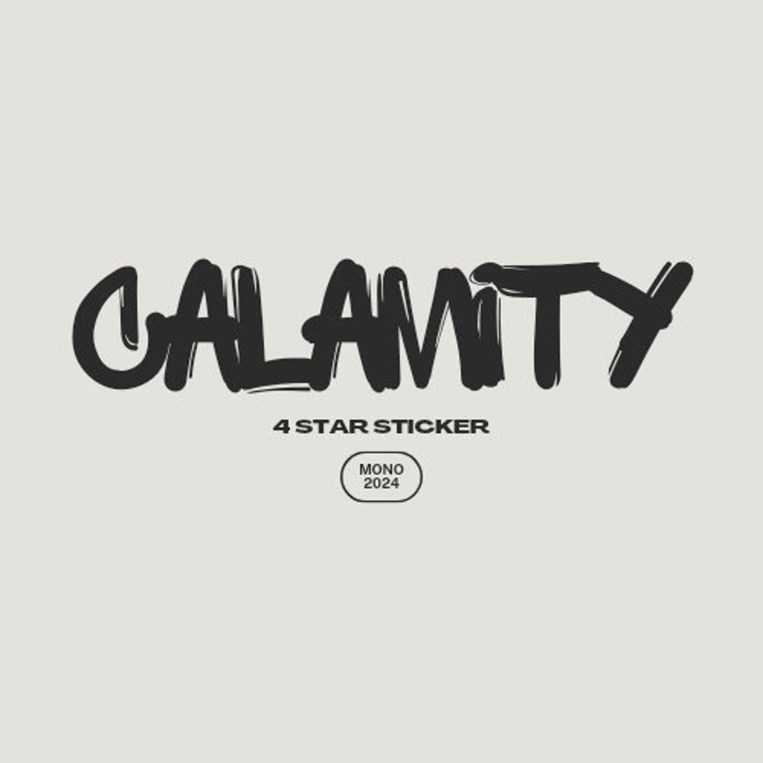 Calamity 4 Star Sticker - Etsy