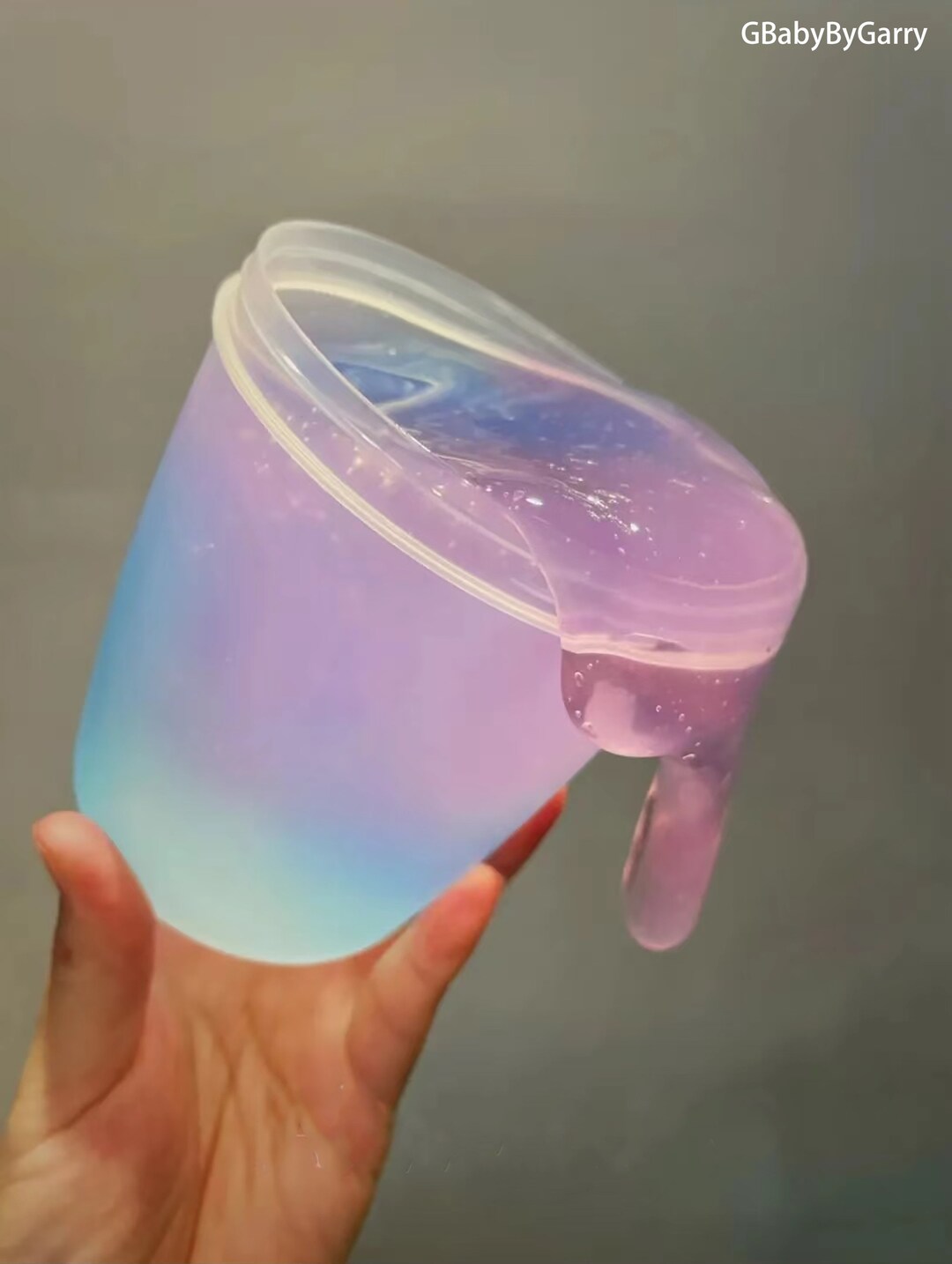 Colorful Unicorn Slime, Fruity Slime, Clear Base Slime, Kid Craft ...