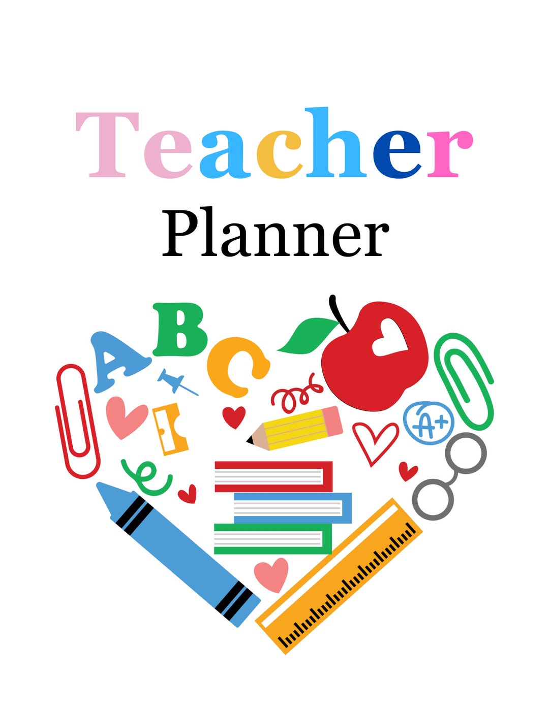 2024 Teacher Planner - Etsy