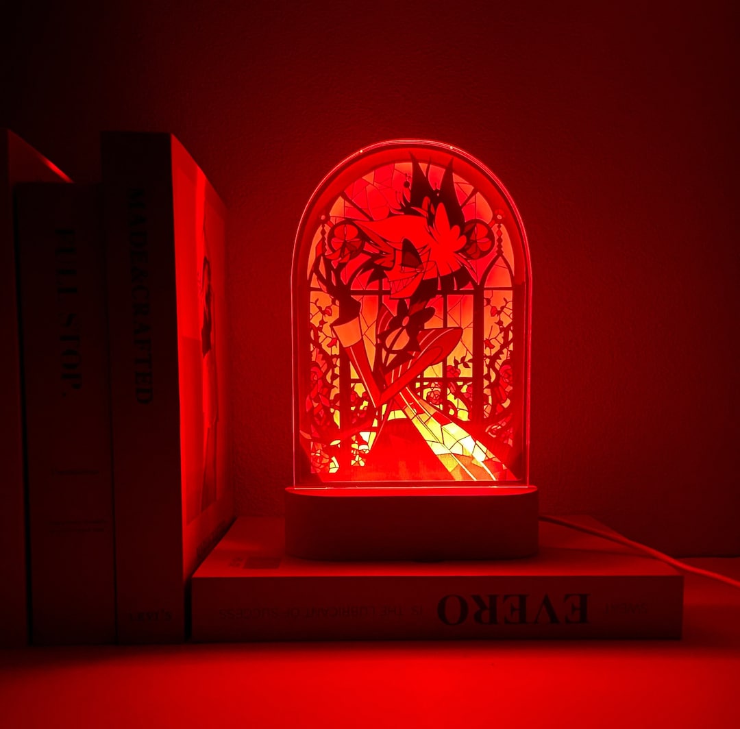Hazbin Hotel Alastor Night Light, Gift for Gamers, Christmas Gift ...