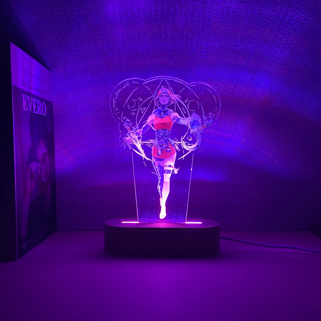 Hades 2 Night Light Lamp, Gift for Gamers, Christmas Gift, Colors ...