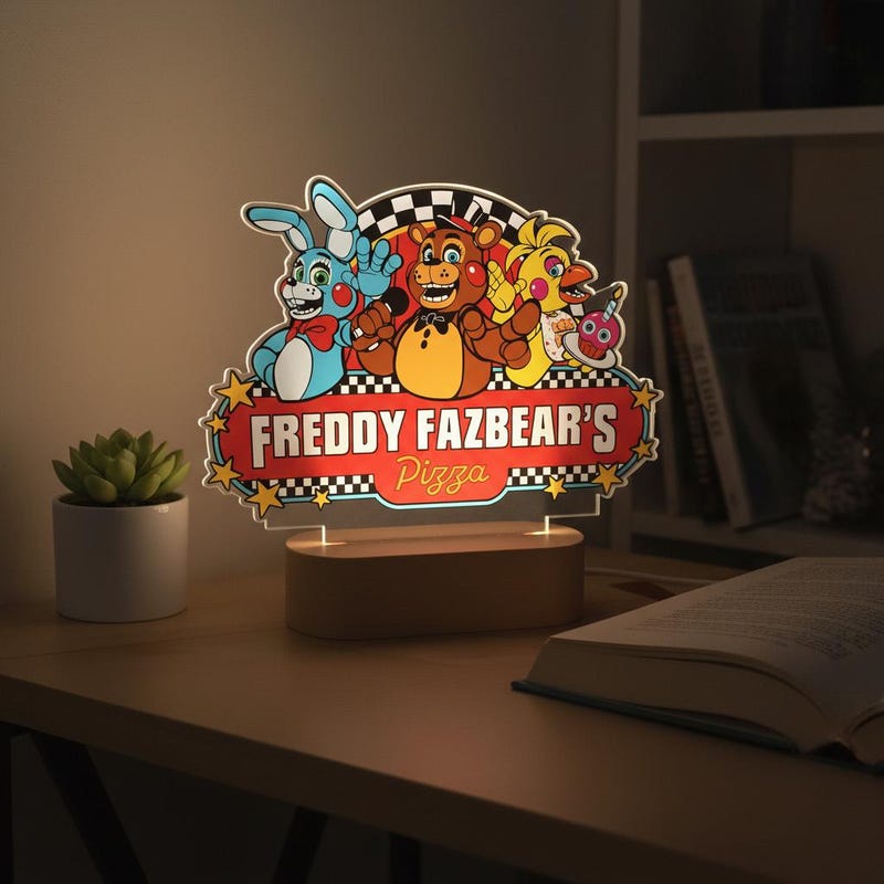 Five Nights at Freddy Lamp - Etsy