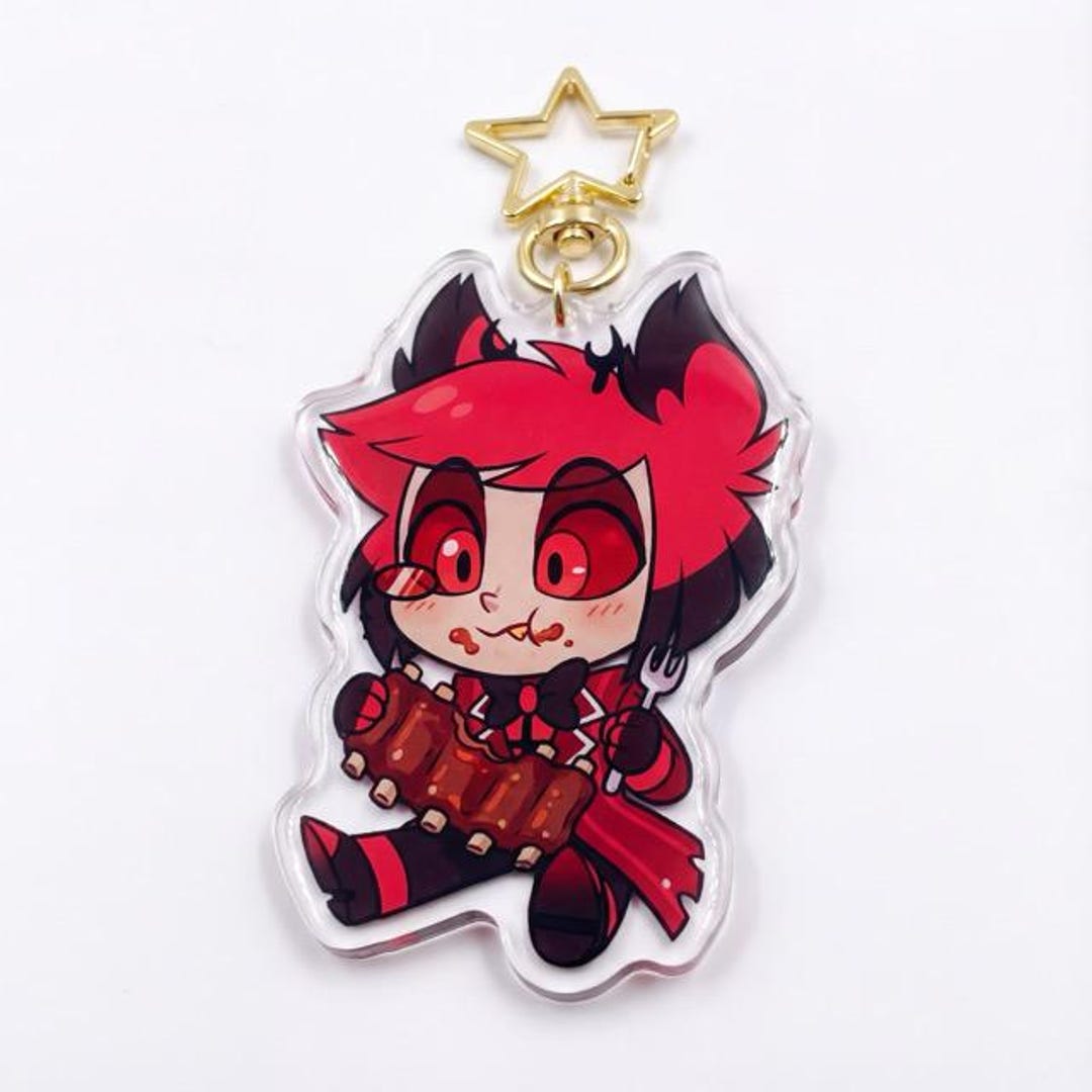 Alastor Radio Demon Keychain Charm, Fans Gift Memorabilia, Fandom ...