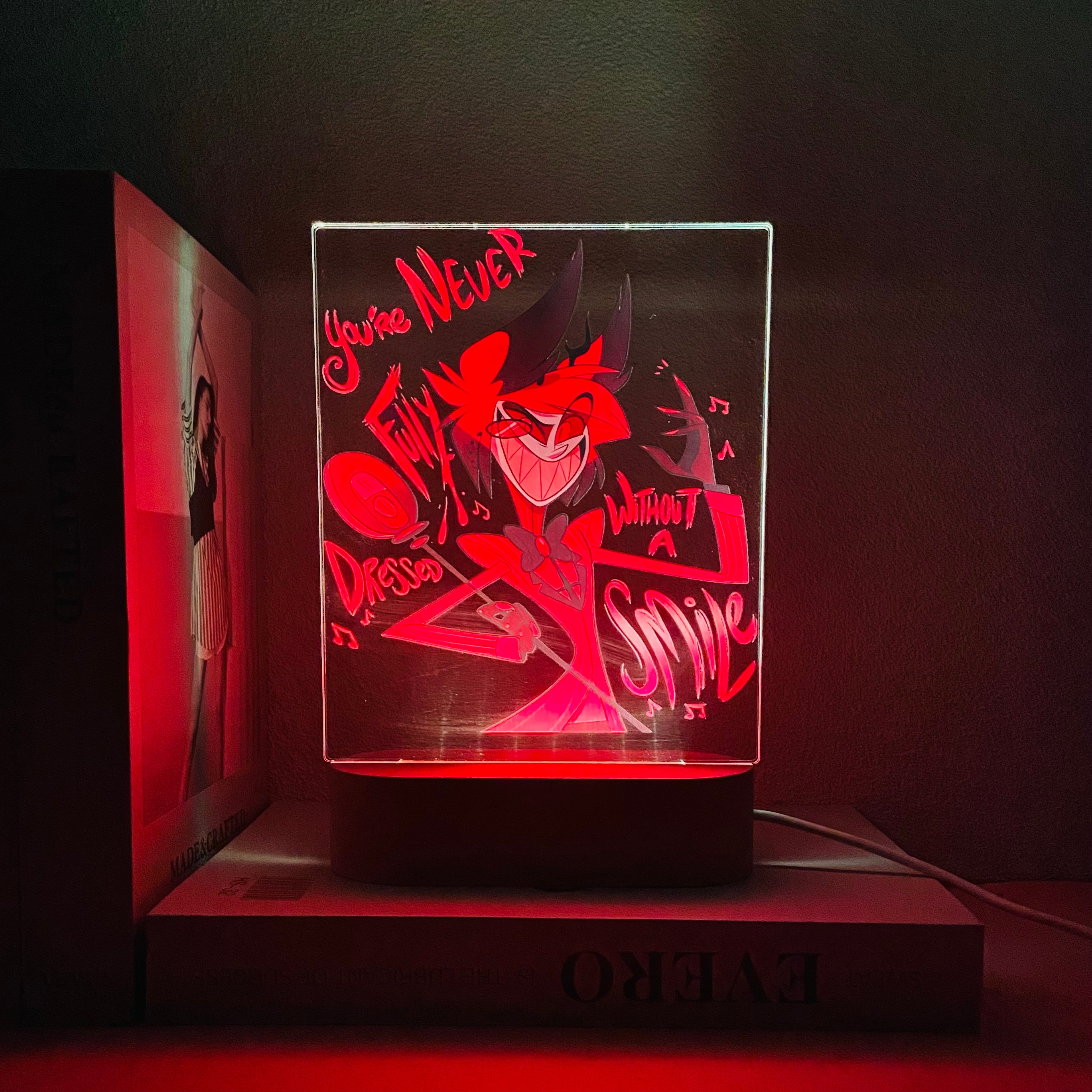 Hazbin Hotel Alastor Radio Demon Night Light, Gift for Fans, Christmas ...