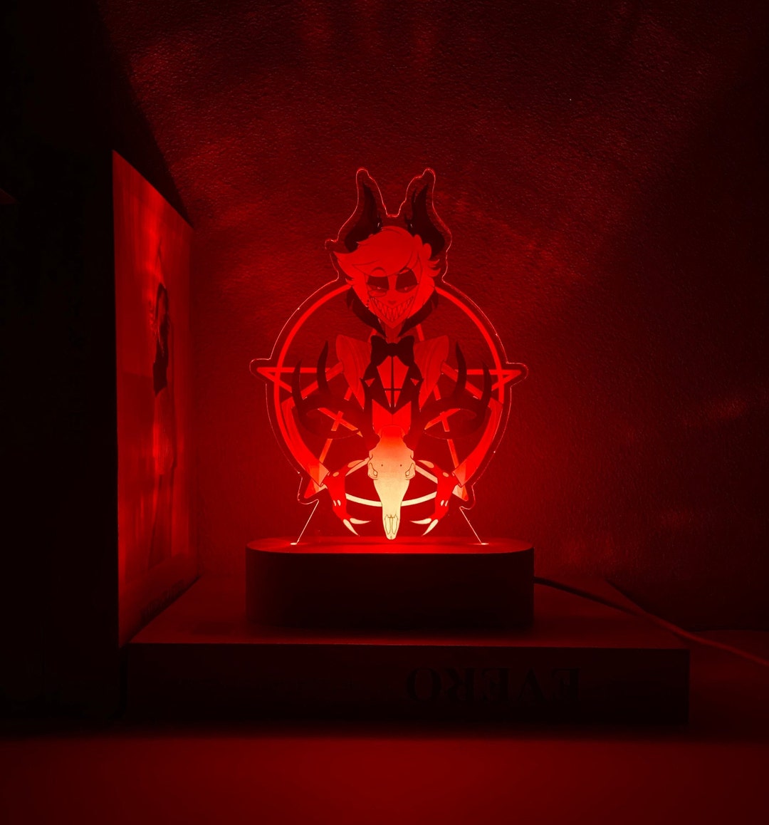 Hazbin Hotel Alastor Radio Demon Night Light, Gift for Fans, Christmas ...