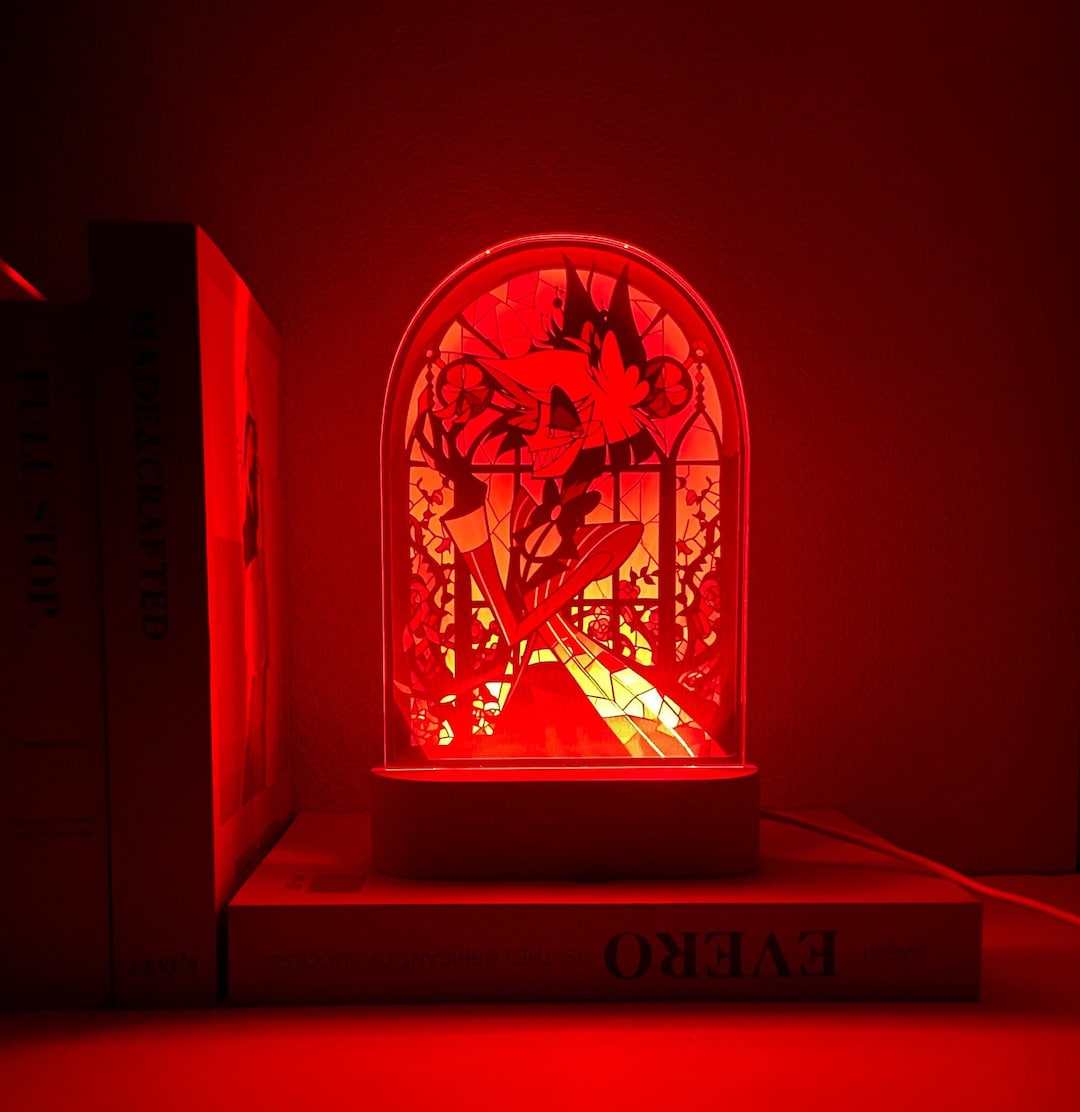 Hazbin Hotel Alastor Night Light, Gift for Gamers, Christmas Gift ...