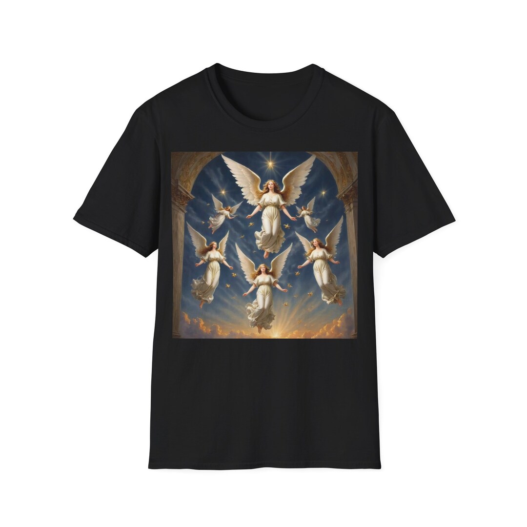 Unisex Soft Style T-shirt. Angel. Angeles. Design. Angels. Guardian ...