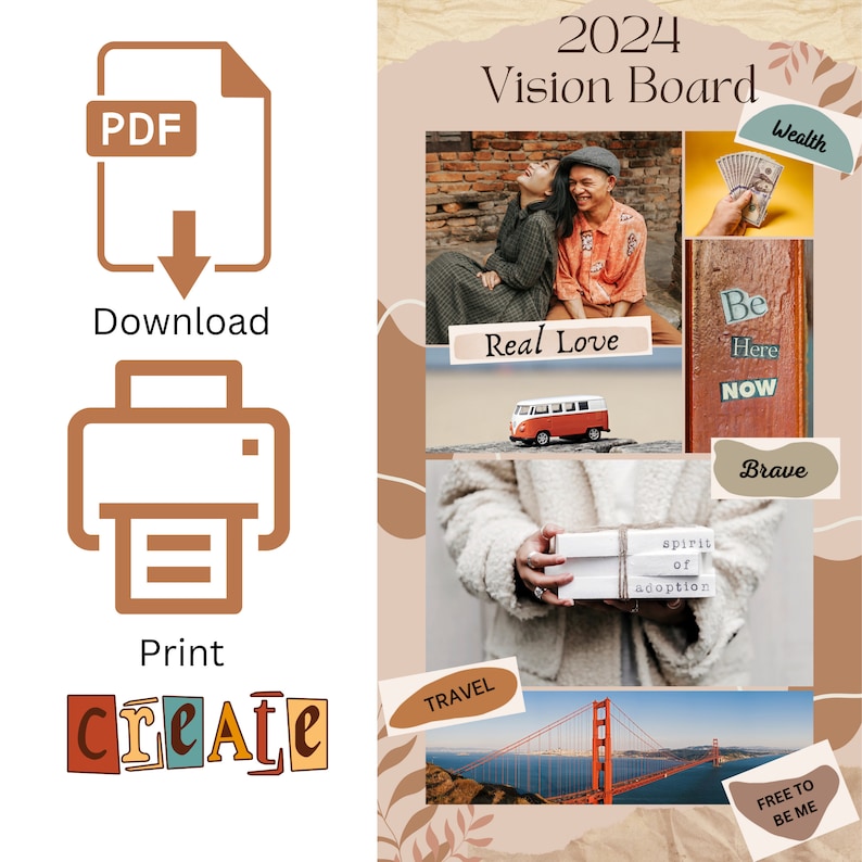 Inclusive Vision Board Kit, 500+ Images, Phrases (PDF Download) - Etsy