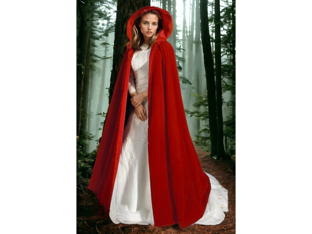 Medieval Cloak,hooded Cloak, Medieval Cape, Renaissance Dress, Burgundy ...
